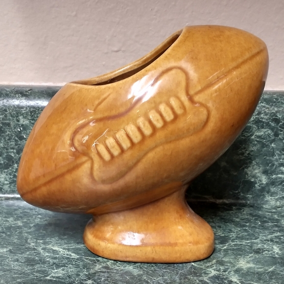 Haeger | Accents | Vintage Haeger Pottery Tan Football Planter Usa ...